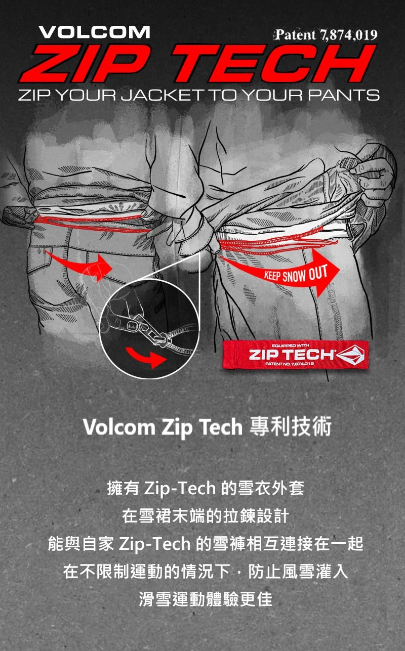 Volcom Men's Snow Billow Pant 滑雪褲 - Black Denim - ALL RIDE SKATE/SURF/SNOW